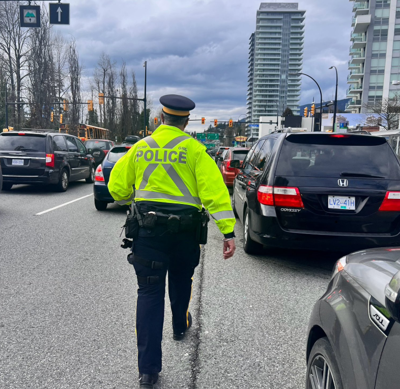 North Van RCMP Issues 8 Tickets in Hour at Crash Hotspot